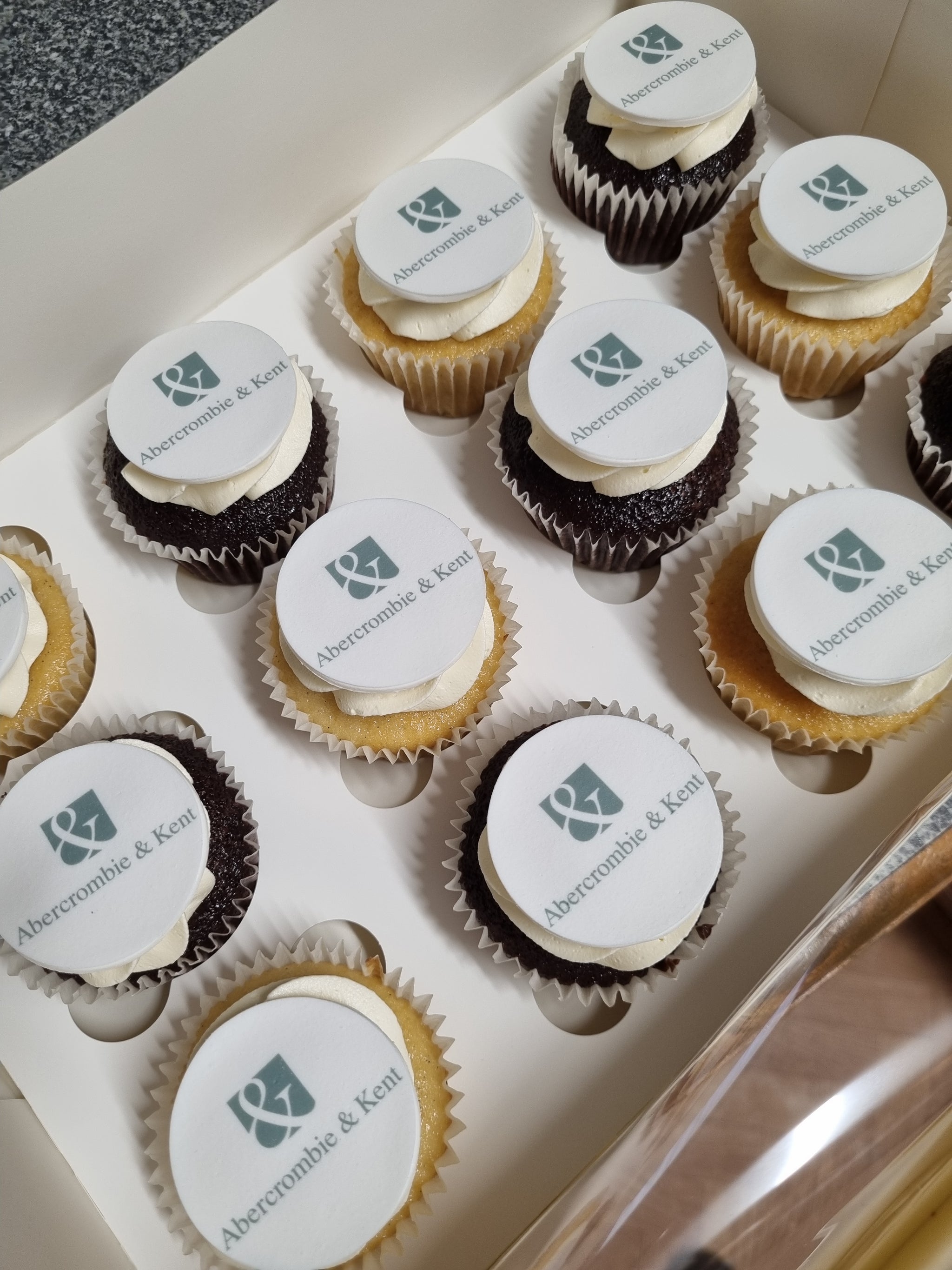 Branded Cupcakes – Perth Cake & Cookie Co