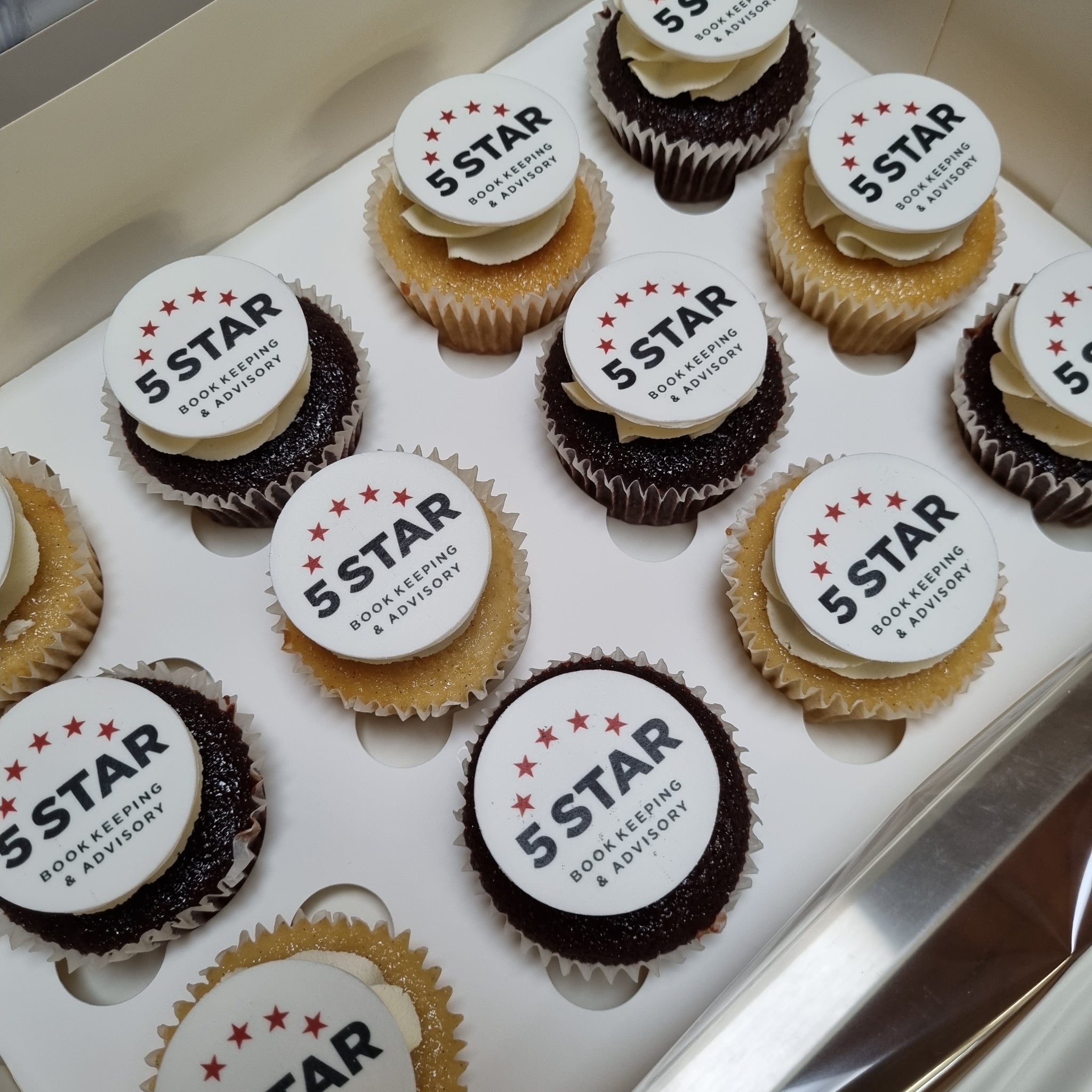 Branded Cupcakes – Perth Cake & Cookie Co