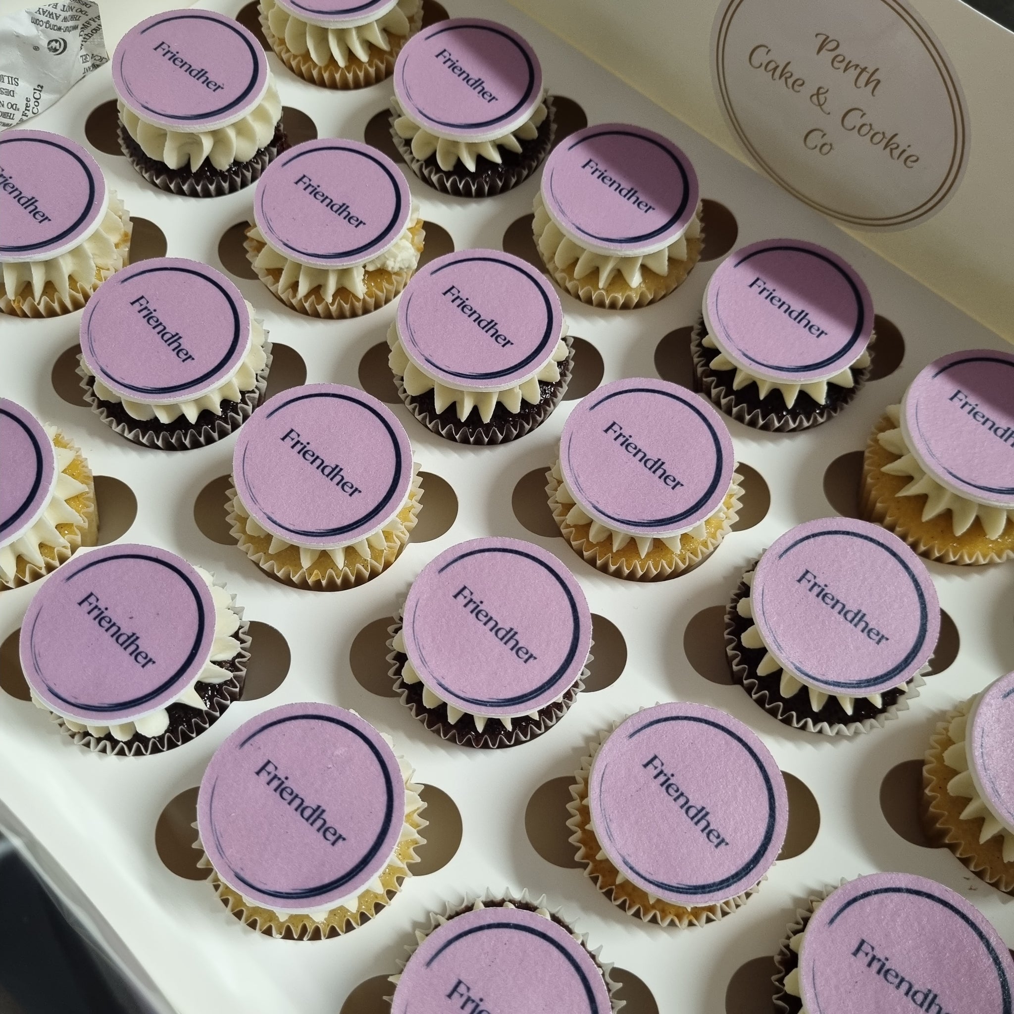 Mini Branded Cupcakes – Perth Cake & Cookie Co