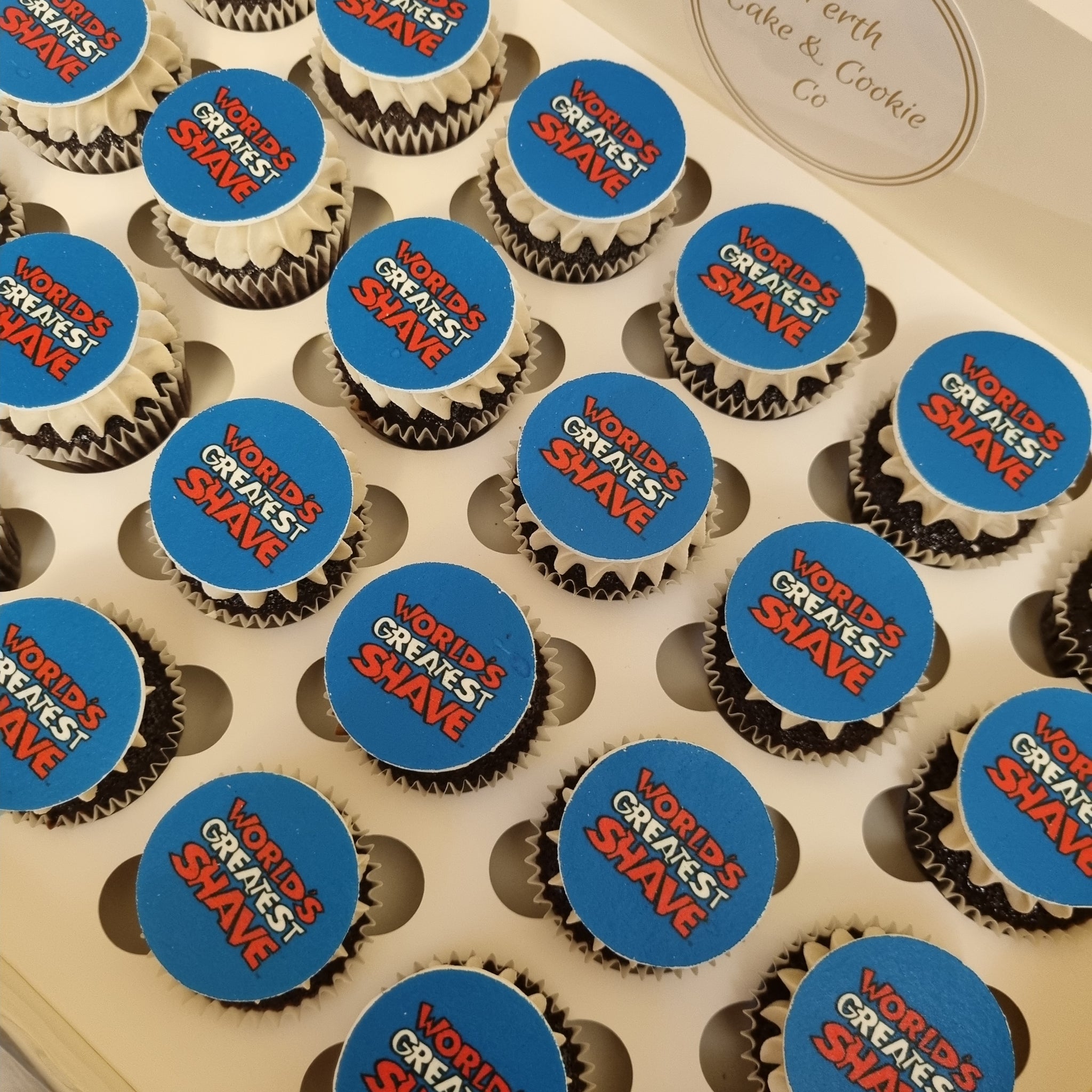 Mini Branded Cupcakes – Perth Cake & Cookie Co
