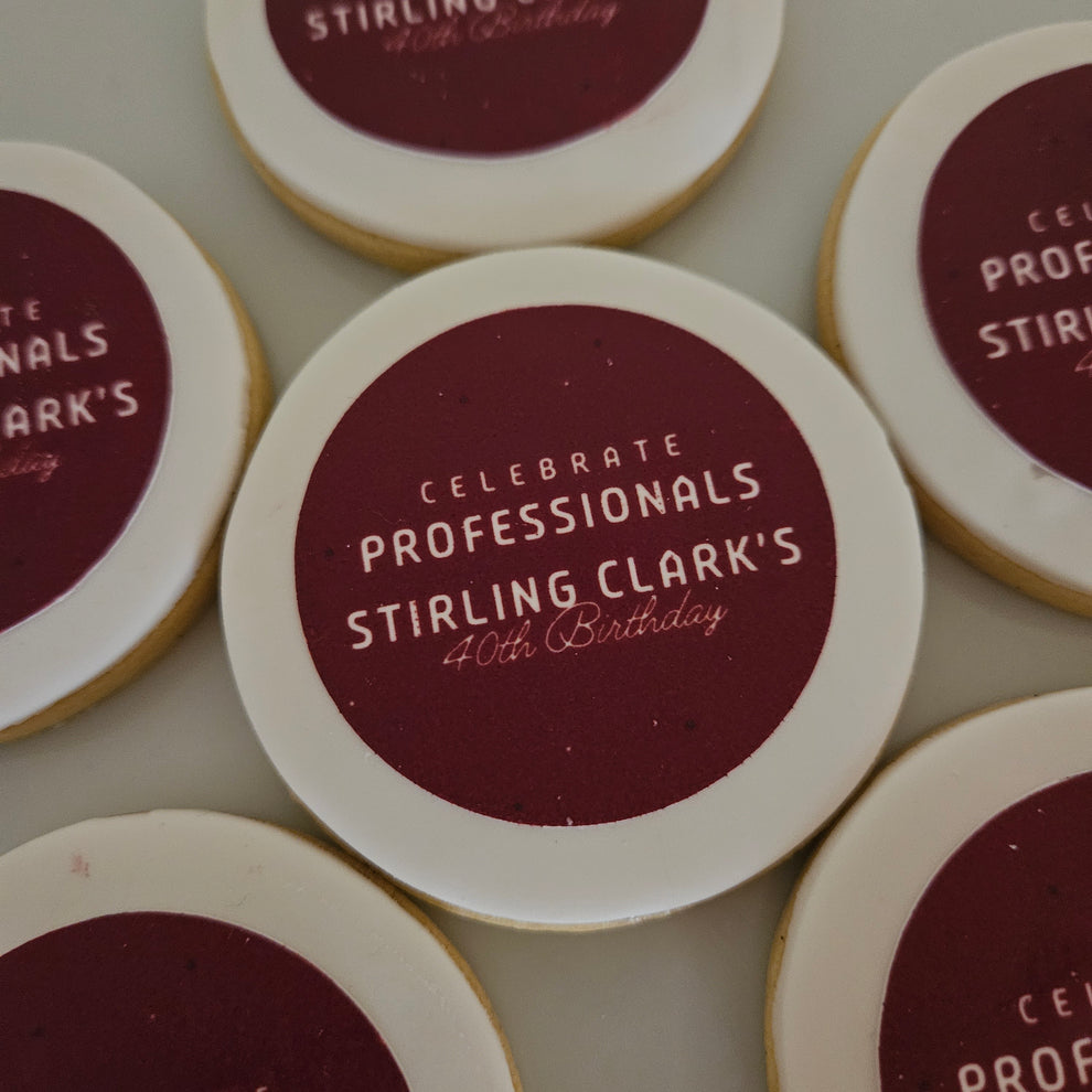 Branded Cookies – Perth Cake & Cookie Co